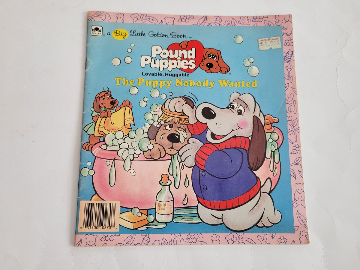 Pound Puppies The Puppy Nobody Wanted Vintage Softcover Book 1986 Gold ...